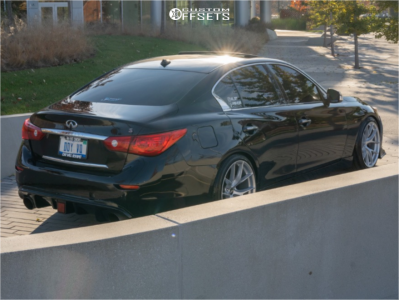 2015 INFINITI Q50 with 19x10.5 22 ESR Rf2 and 245/40R19 Vercelli Strada ...