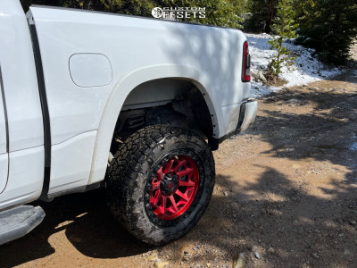 2022 Ram 1500 with 20x9 1 Fuel Covert and 33/12.5R20 Toyo Tires Open ...