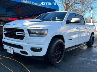 2022 Ram 1500 with 22x10 -19 Vision Rocker and 285/45R22 Cooper ...