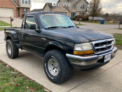 1998 Ford Ranger Wheel Offset Aggressive > 1" Outside Fender Leveling ...