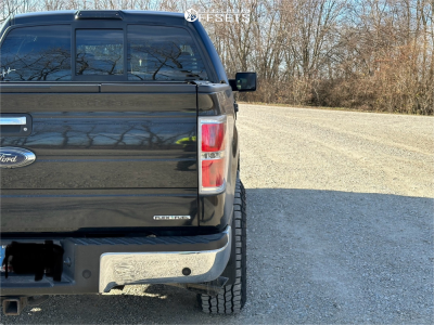 2014 Ford F-150 with 17x8.5 6 Icon Alloys Thrust and 285/75R17 Cooper ...