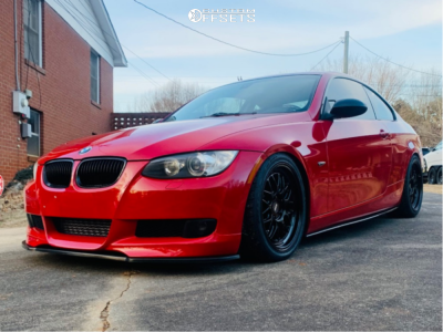 2008 BMW 335i with 18x8.5 30 ESR Cr1 and 235/30R18 Nitto NT555 G2 and ...