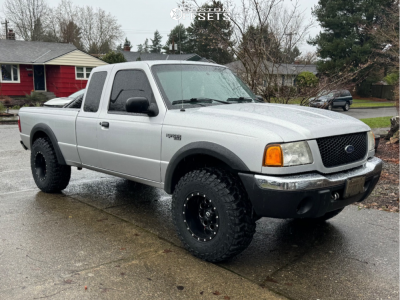 2003 Ford Ranger with 15x10 -43 Fuel Revolver and 32/11.5R15 Cooper ...