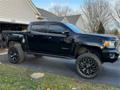 2019 GMC Canyon with 20x9 7 Fuel Assault and 33/12.5R20 Mickey Thompson ...