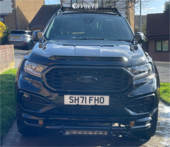 2021 Ford Ranger with 20x9.5 15 RTG Lenso and 33/12.5R20 Atturo Trail ...