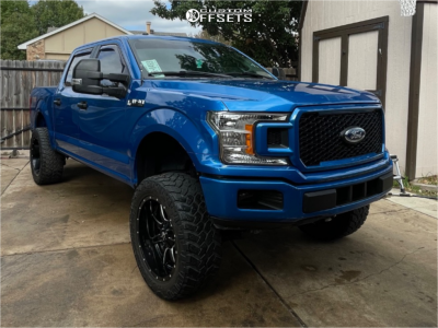 2019 Ford F-150 with 22x12 -45 Fuel Maverick and 35/12.5R22 Nitto Trail ...