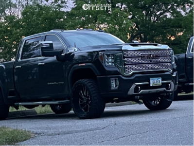 2020 GMC Sierra 2500 HD with 24x12 -44 Hardcore Offroad Hc21 and 33/12 ...