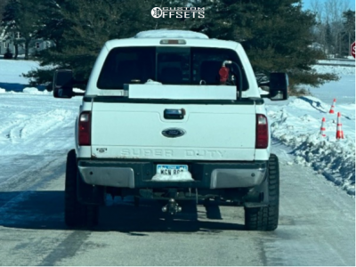 2014 Ford F-350 Super Duty with 22x12 -44 Axe Offroad Atlas and 33/12 ...