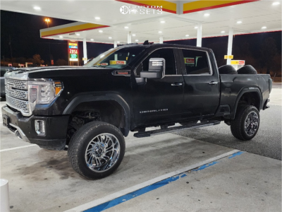 2022 GMC Sierra 2500 HD with 22x12 -44 Hardcore Offroad Hc21 and 35/12 ...