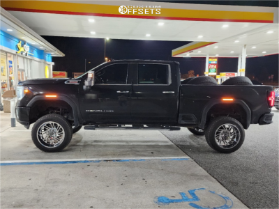 2022 GMC Sierra 2500 HD with 22x12 -44 Hardcore Offroad Hc21 and 35/12 ...