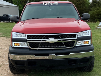 2007 Chevrolet Silverado 1500 Classic with 20x10 -25 Vision Brawl and ...