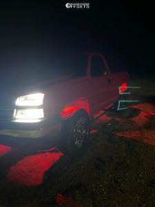 2007 Chevrolet Silverado 1500 Classic with 20x10 -25 Vision Brawl and ...