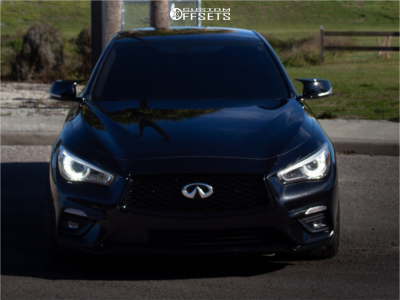2021 INFINITI Q50 with 19x9.5 22 Aodhan Ds05 and 255/40R19 Nitto Nt555 ...