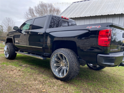 2015 Chevrolet Silverado 1500 with 24x14 -81 ARKON OFF-ROAD Churchill ...