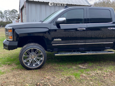 2015 Chevrolet Silverado 1500 with 24x14 -81 ARKON OFF-ROAD Churchill ...