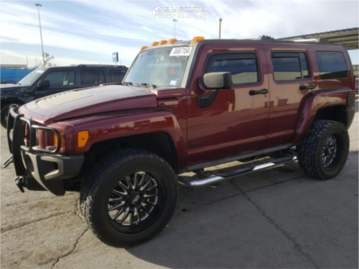 2007 Hummer H3 with 20x10 -25 Cali Offroad Summit and 33/12.5R20 Toyo ...