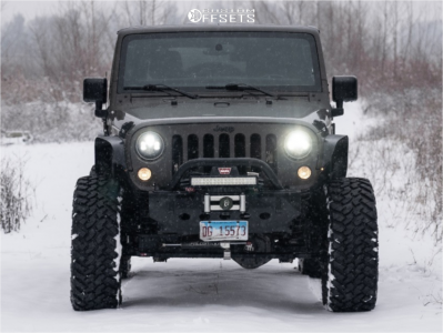 2015 Jeep Wrangler Wheel Offset Aggressive > 1" Outside Fender ...
