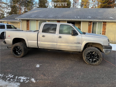 2005 Chevrolet Silverado 2500 HD with 20x14 -76 American Offroad ...