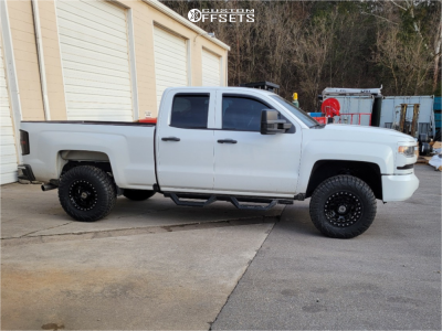 2016 Chevrolet Silverado 1500 with 17x9 -12 Scorpion Nomad and 33/12 ...