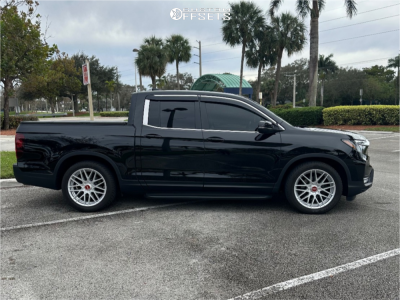 2023 Honda Ridgeline with 20x8.5 35 Rotiform Rse and 275/45R20 Hankook ...