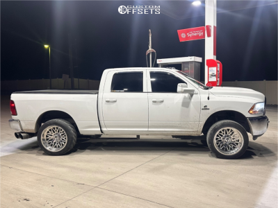 2017 Ram 2500 with 22x12 -44 KG1 Forged Trident and 315/45R22 Nitto ...