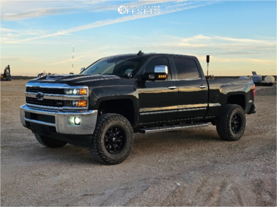 2017 Chevrolet Silverado 2500 HD with 18x9 1 Fuel Sledge and 305/70R18 Mickey Thompson Baja Boss ...