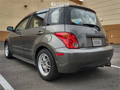 2005 Scion XA with 15x7 35 Enkei Rpf1 and 205/55R15 Yokohama Advan ...