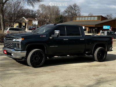 2020 Chevrolet Silverado 2500 HD with 22x12 -51 Vision Rocker and 33/13 ...