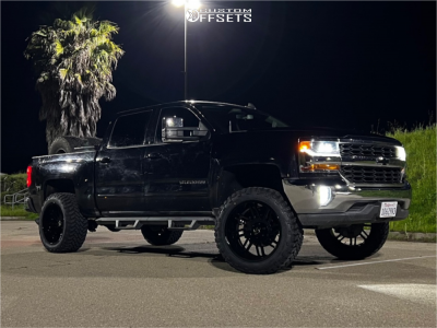 2018 Chevrolet Silverado 1500 with 22x12 -51 ARKON OFF-ROAD Davinci and ...