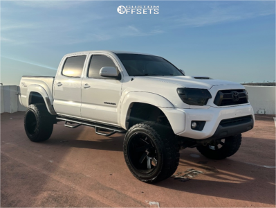 2012 Toyota Tacoma with 20x12 -51 ARKON OFF-ROAD Lincoln and 295/55R20 ...