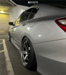 2016 Honda Accord with 18x9.5 38 AVID1 Av6 and 225/40R18 Nitto Neo Gen ...