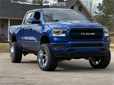 2019 Ram 1500 Wheel Offset Aggressive > 1" Outside Fender Suspension ...