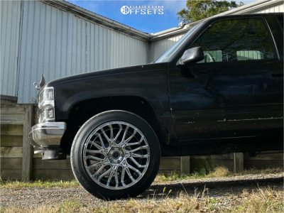 1994 Chevrolet K1500 with 22x14 -76 Vision Brawl and 305/45R22 Nitto ...