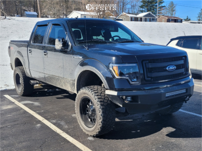 2014 Ford F-150 Wheel Offset Aggressive > 1" Outside Fender Suspension ...