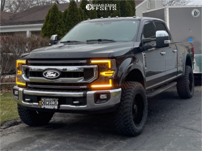 2020 Ford F-250 Super Duty Wheel Offset Aggressive > 1" Outside Fender ...