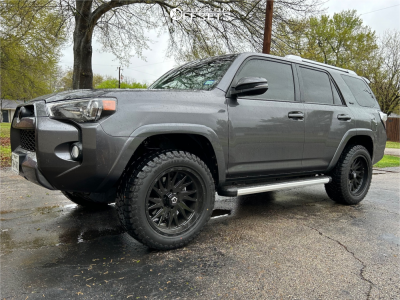 2016 Toyota 4Runner with 20x10 -19 TIS 547b and 275/55R20 Landspider ...