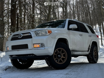 2010 Toyota 4Runner with 17x9 -12 Vision Flow and 285/75R17 Mickey ...