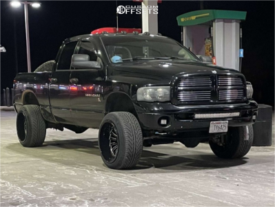 2005 Dodge Ram 2500 Wheel Offset Hella Stance >5" Leveling Kit ...