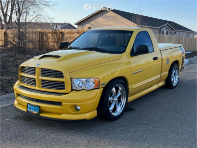 2005 Dodge Ram 1500 with 22x9 15 American Racing Torq Thrust Ii and 275 ...