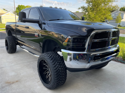 2012 Ram 2500 Wheel Offset Hella Stance >5" Suspension Lift 8 ...