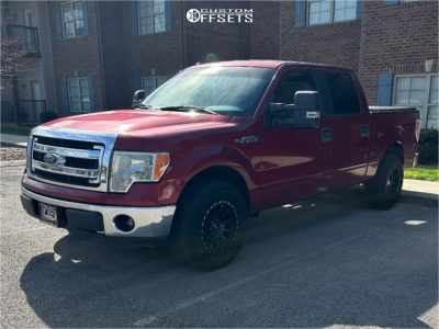 2014 Ford F-150 with 17x8.5 0 Pro Comp Series 34 and 265/70R17 Goodyear ...
