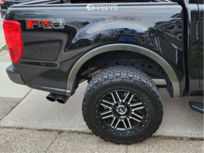 2019 Ford Ranger with 18x8.5 0 Vision Nexus and 265/60R18 BFGoodrich ...