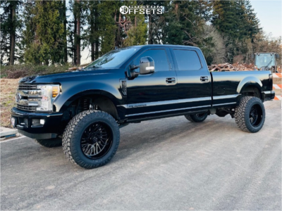 2019 Ford F-350 Super Duty with 22x12 -44 TIS 553b and 37/13.5R22 Nitto ...