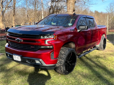 2022 Chevrolet Silverado 1500 Wheel Offset Aggressive > 1" Outside ...
