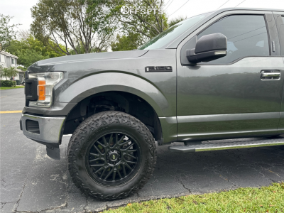 2018 Ford F-150 with 20x9 12 Vision Brawl and 35/12.5R20 Venom Power ...