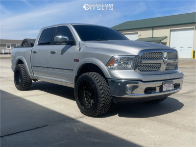 2018 Ram 1500 with 20x12 -51 ARKON OFF-ROAD Caesar and 33/12.5R20 Toyo ...