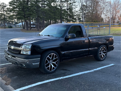 2003 Chevrolet Silverado 1500 with 22x9 28 OE Performance 169 and 285 ...