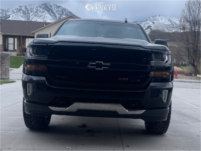 2016 Chevrolet Silverado 1500 with 17x8.5 0 Method Mr703 and 305/70R17 ...