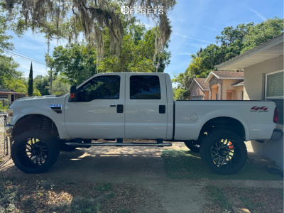 2008 Ford F-250 Super Duty with 24x12 -51 ARKON OFF-ROAD Mandela and 37 ...