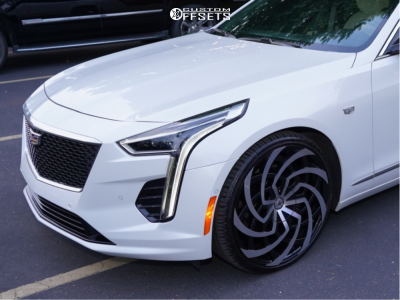 2019 Cadillac CT6 with 22x8.5 38 Azara Aza-521 and 255/30R22 Lexani Lx ...